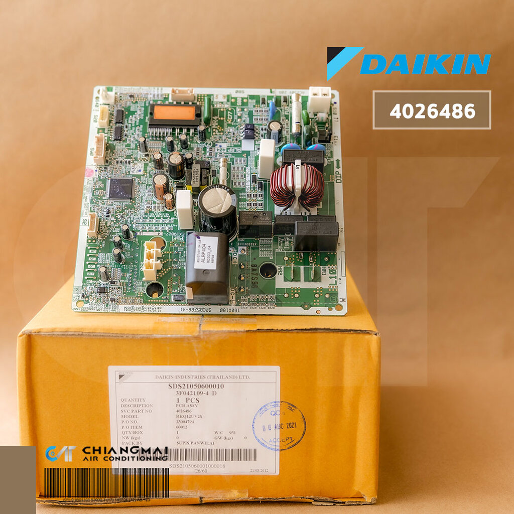 4026486 แผงวงจรแอร์ Daikin แผงบอร์ดแอร์ ไดกิ้น แผงบอร์ดคอยล์ร้อน อะไหล่ ...