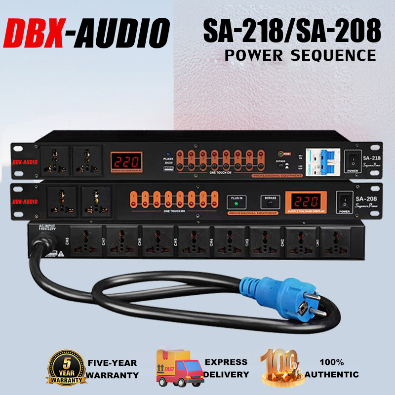 DBX-AUIDO SA-208SA-218 professional 82 power sequencer 8 ช่องจ่ายไฟที่ ...