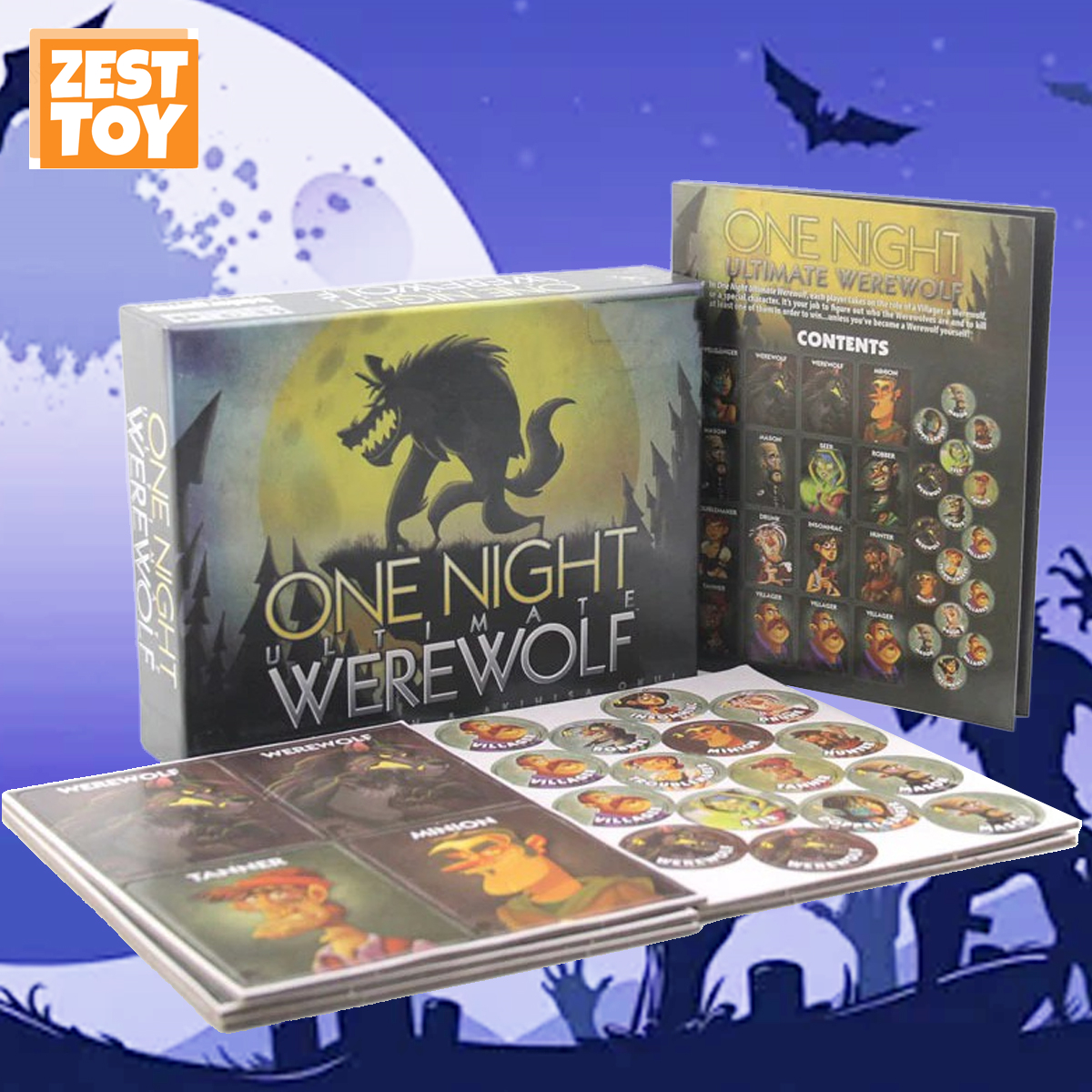 Classic Board Game Werewolf (ผลิตภัณฑ์ไฮไลท์) Ultimate Werewolf Deluxe ...