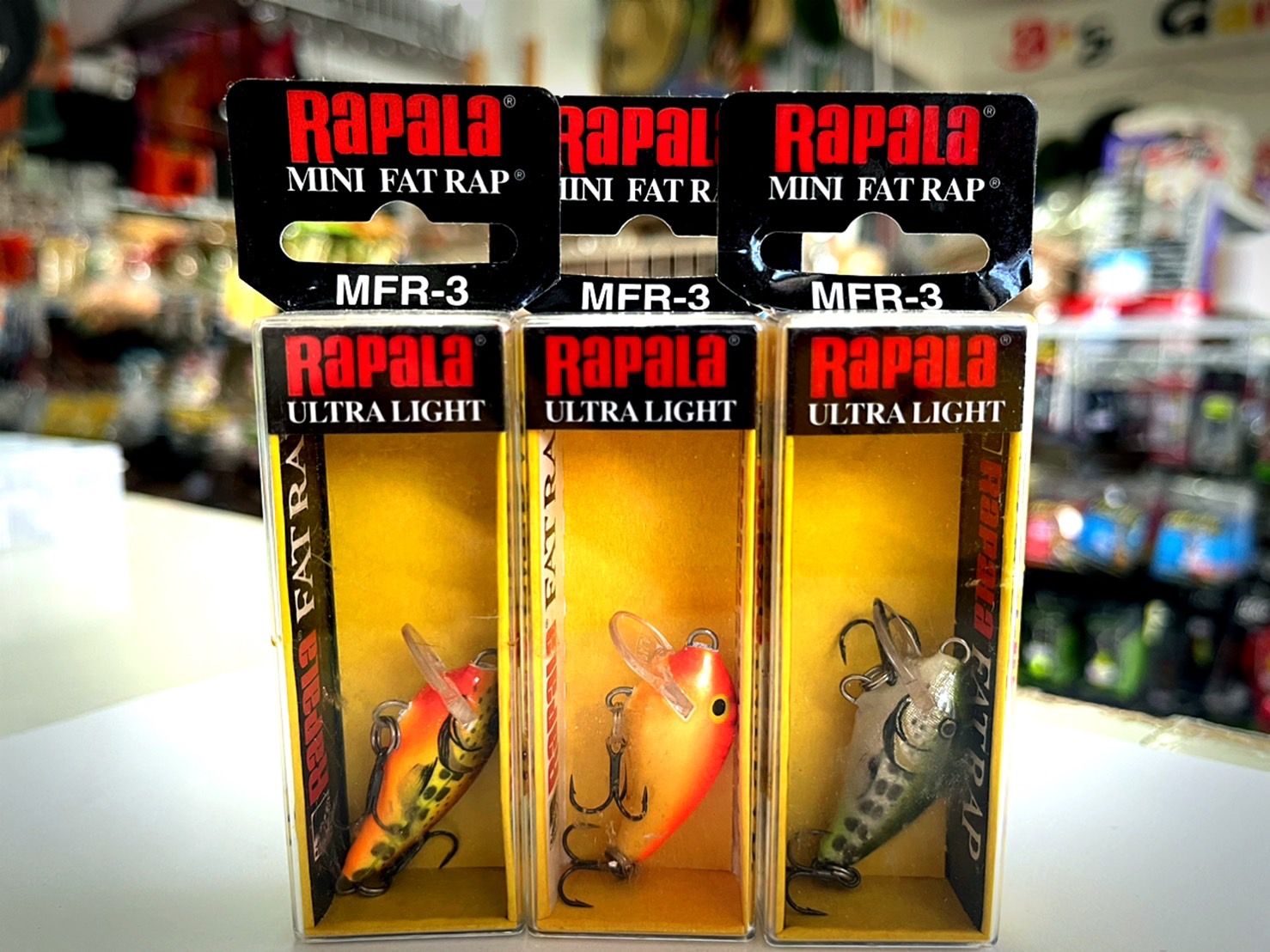 เหยื่อปลอม RAPALA MINI FAT RAP MFR-3 ปลาปลอม ราพาล่า ขนาด 3 cm. 4g ...