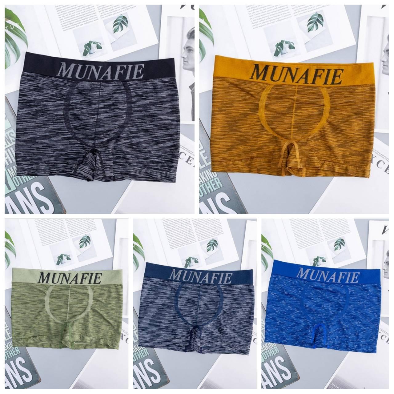 [แพคละ 5 ตัว] กางเกงในชาย TopDry Boxer รุ่นล่าสุด!! Munafie (ของแท้) แบรนด์ญี่ปุ่น ผ้านิ่ม ...
