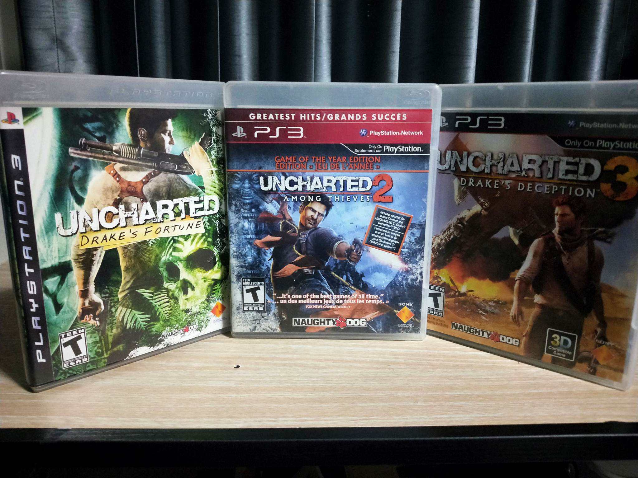 แผ่นเกมส์ PS3 uncharted 1+2+3 set Pack (EN) 2 n d hand product | Lazada ...