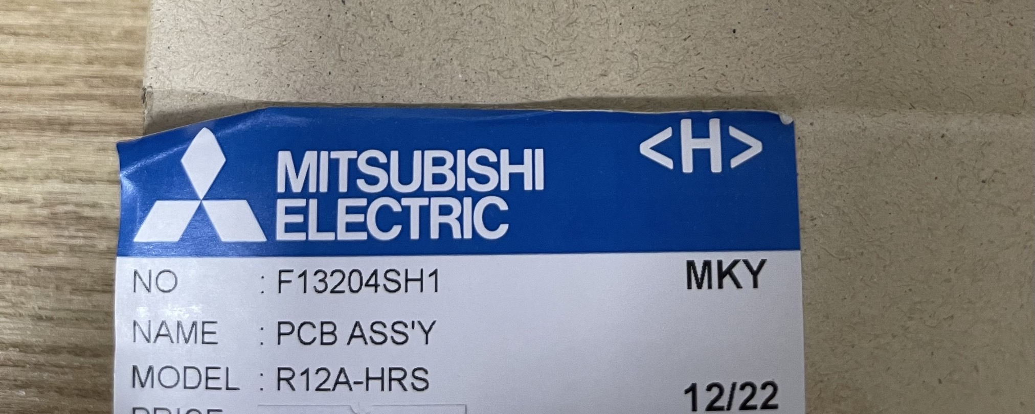 แผงควบคุม (PCB ASSY) พัดลม Mitsubishi รุ่น R12A-HRWR12A-HRZ อะไหล่แท้ ...
