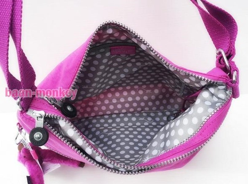 KIPLING SHOP ของแท้เบลเยี่ยม กระเป๋าสะพาย Kipling Alvar Pink Orchid ...