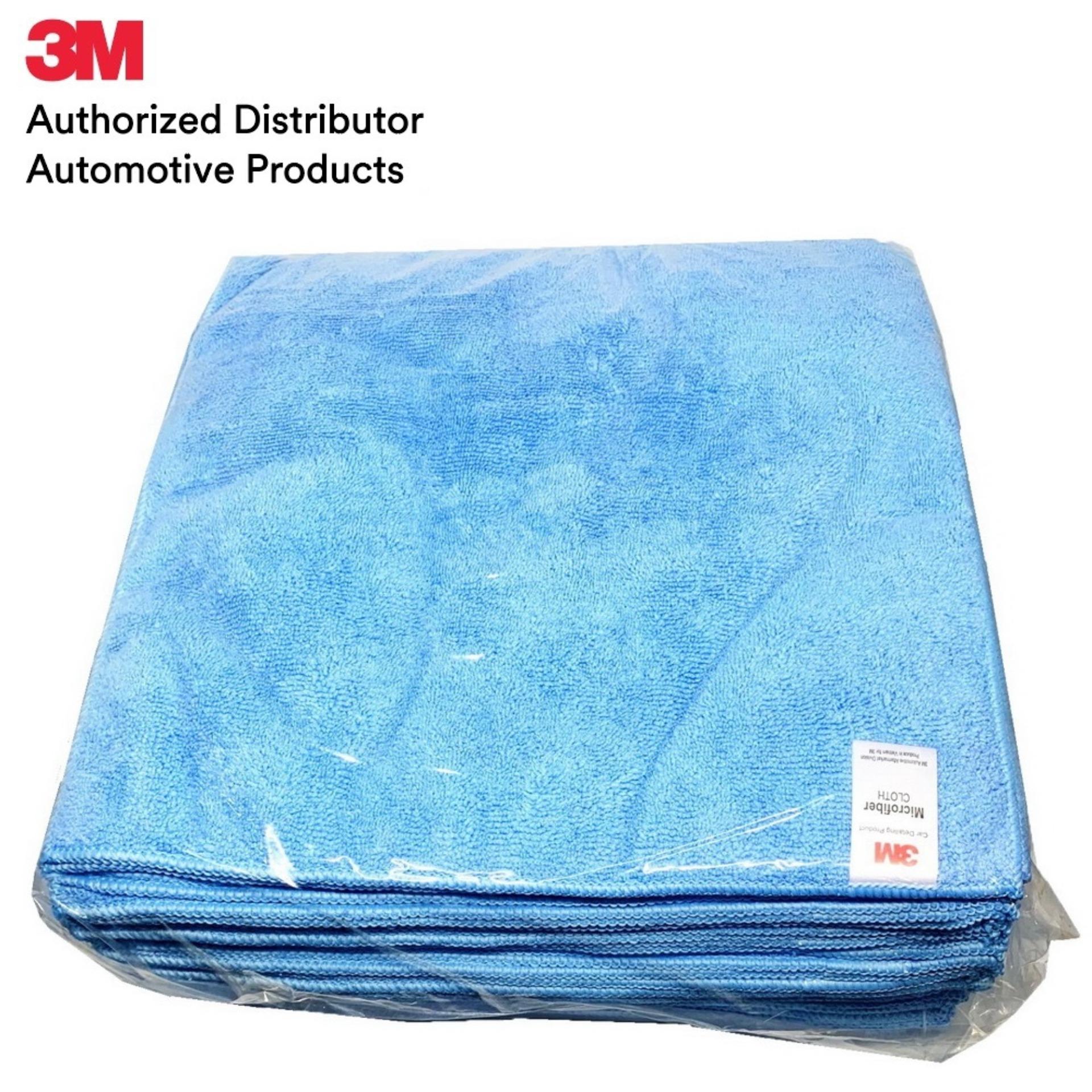 3M MICROFIBER CLOTH 30x30cm 50pcs ผ้าเช็ดรถ ไมโครไฟเบอร์ สีฟ้า - 3M ...