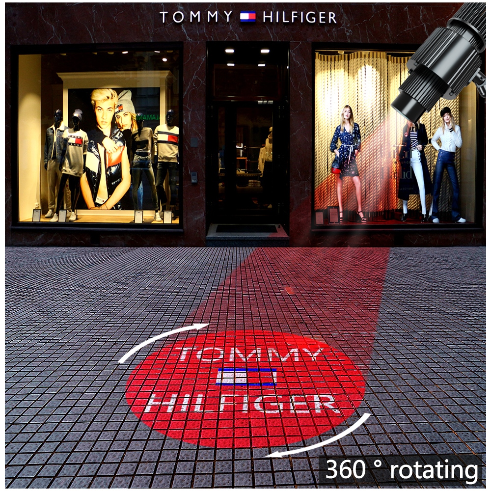 Led Hd Projection Lamp Rotating Outdoor For Advertising Gobo Projector ...