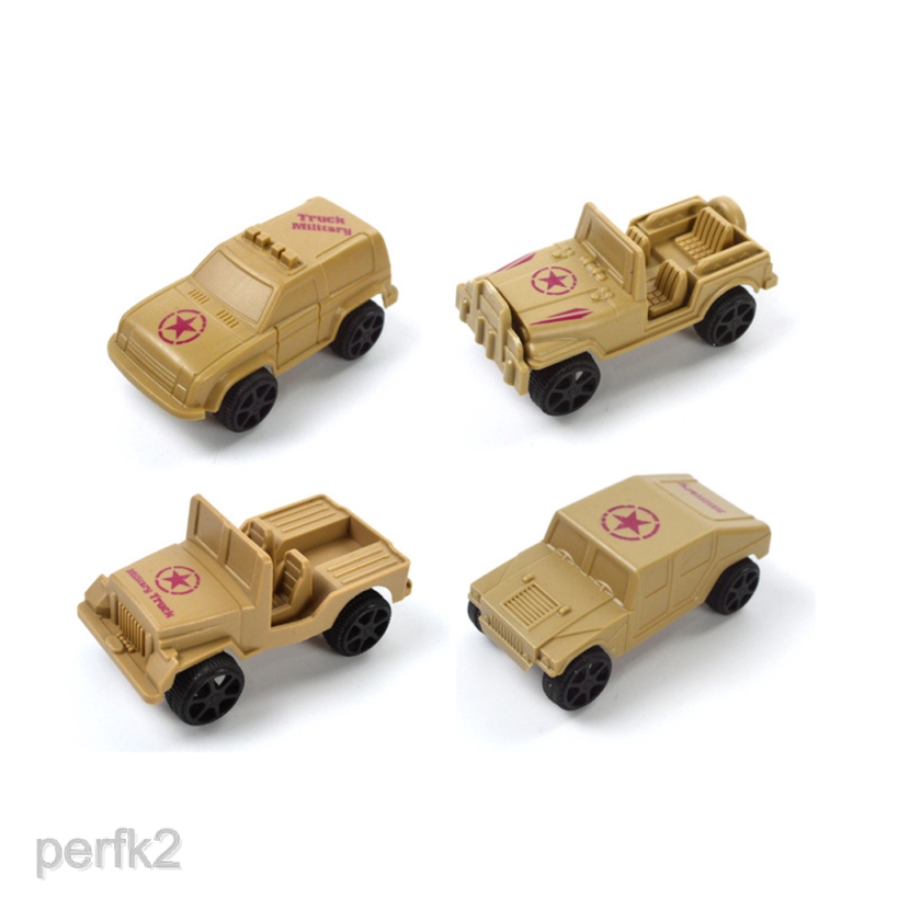 64pcs Military Soldiers Plaset Army Men Figures with Battlefield ...