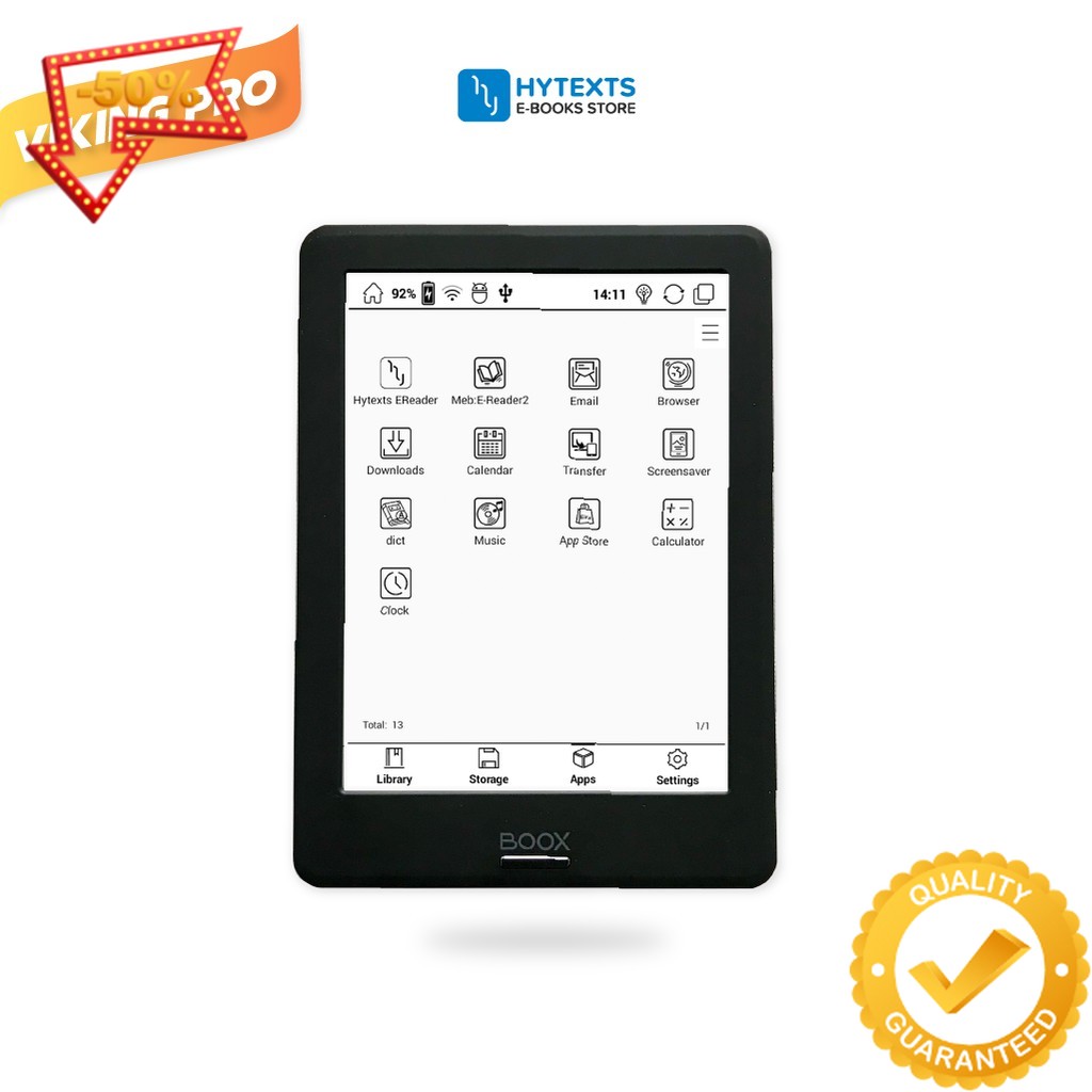 S.T.จำหน่ายแท็บเล็ตทุกยี่ห้อ E-reader BOOX VIKING PRO 6 นิ้ว ปี 2020 ...