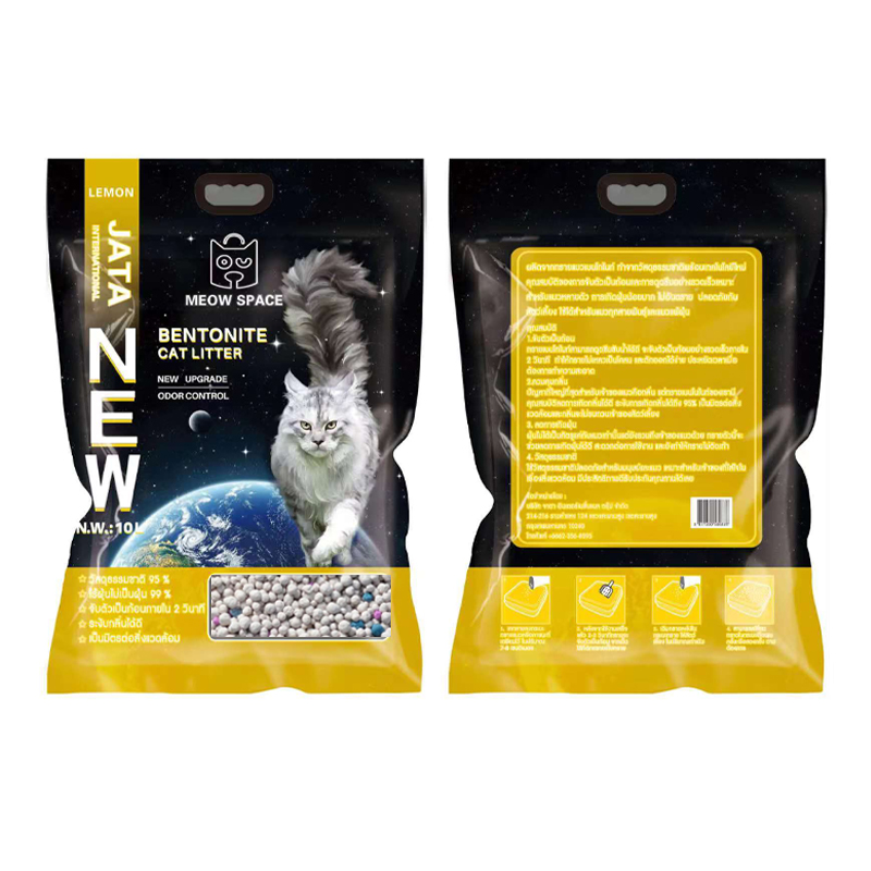 ทรายแมว MEOW SPACE จับก้อนดี มีกลิ่นหอม ช่วยกำจัดกลิ่น ขนาด 5 ลิตรและ10 ...