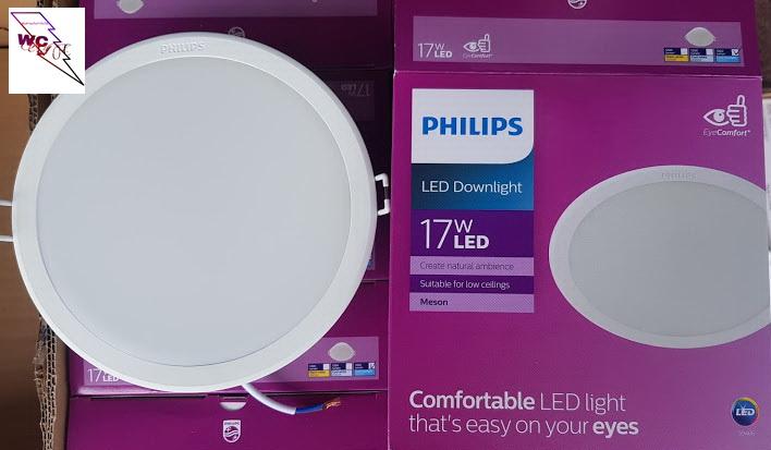 ดาวน์ไลท์ Downlight Philips 17W LED 6นิ้ว ฟิลลิป์ ทรงกลม GEN3 แสงขาว ...