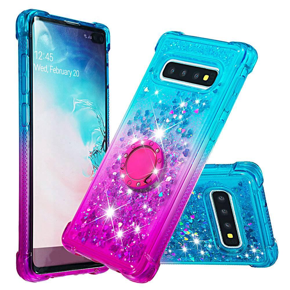 Maxlaber For Samsung Galaxy S10 Plus Soft TPU Bling Gradient Liquid ...