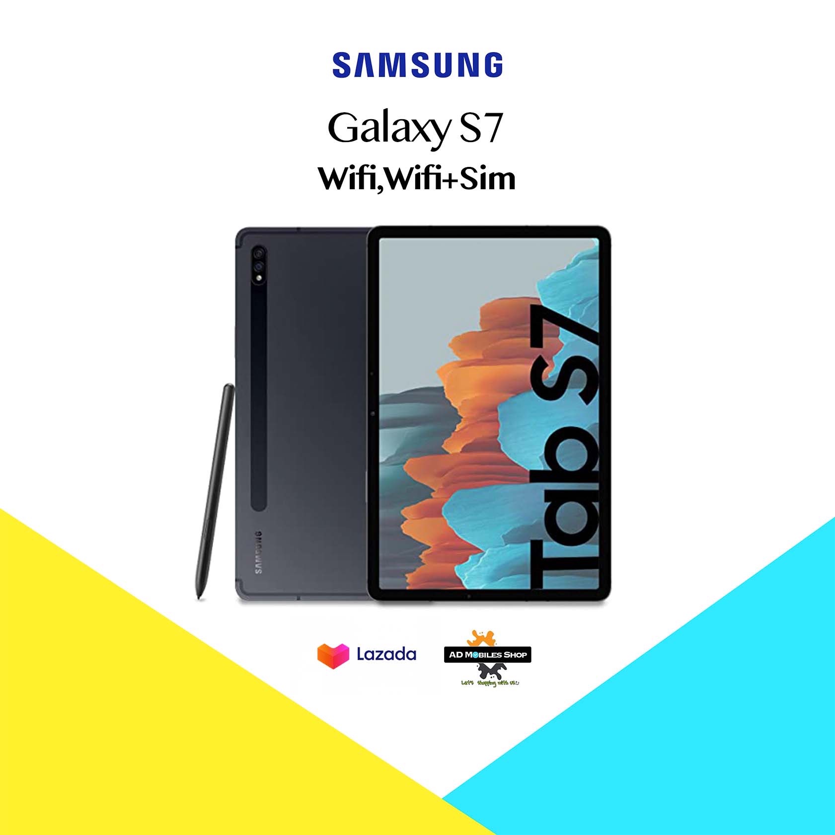 NewSamsung Galaxy Tab S7 11-inches 6128GB256GB Qualcomm Snapdragon 865 เครื่องใหม่ ประกันศูนย์ ...