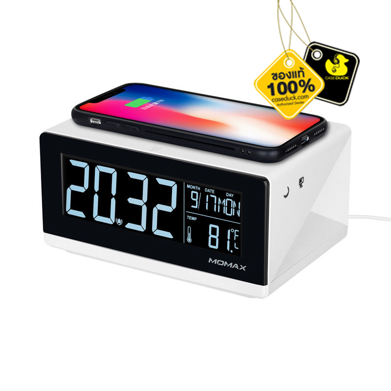 MoMax QClock Digital Clock Wireless Charger - CaseDuck - ThaiPick