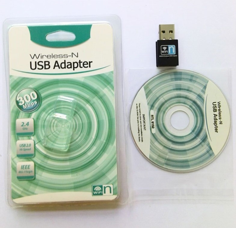 Wireless อะแดปเตอร์ไร้สาย USB 300M มินิ WiFi อะแดปเตอร์ไร้สายสำหรับเดสก์ทอปโน้ตบุ๊ครับสัญญาณไร้ ...