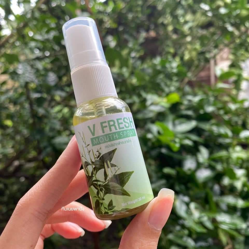 V FRESH MOUTH SPRAY สเปร์พ่นปากฟ้าทะลายโจร - radian - ThaiPick
