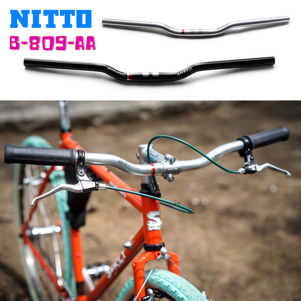 [ผ่อน 0%]แฮนด์จักรยาน Nitto B-809-AA Cross Bar Made in Japan | Lazada.co.th