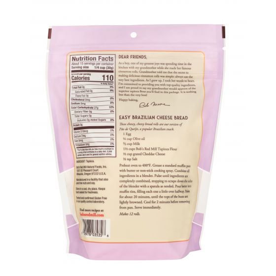 (Exp.02/10/2022) Bob's Red Mill Organic Tapioca Flour (Tapioca Starch ...