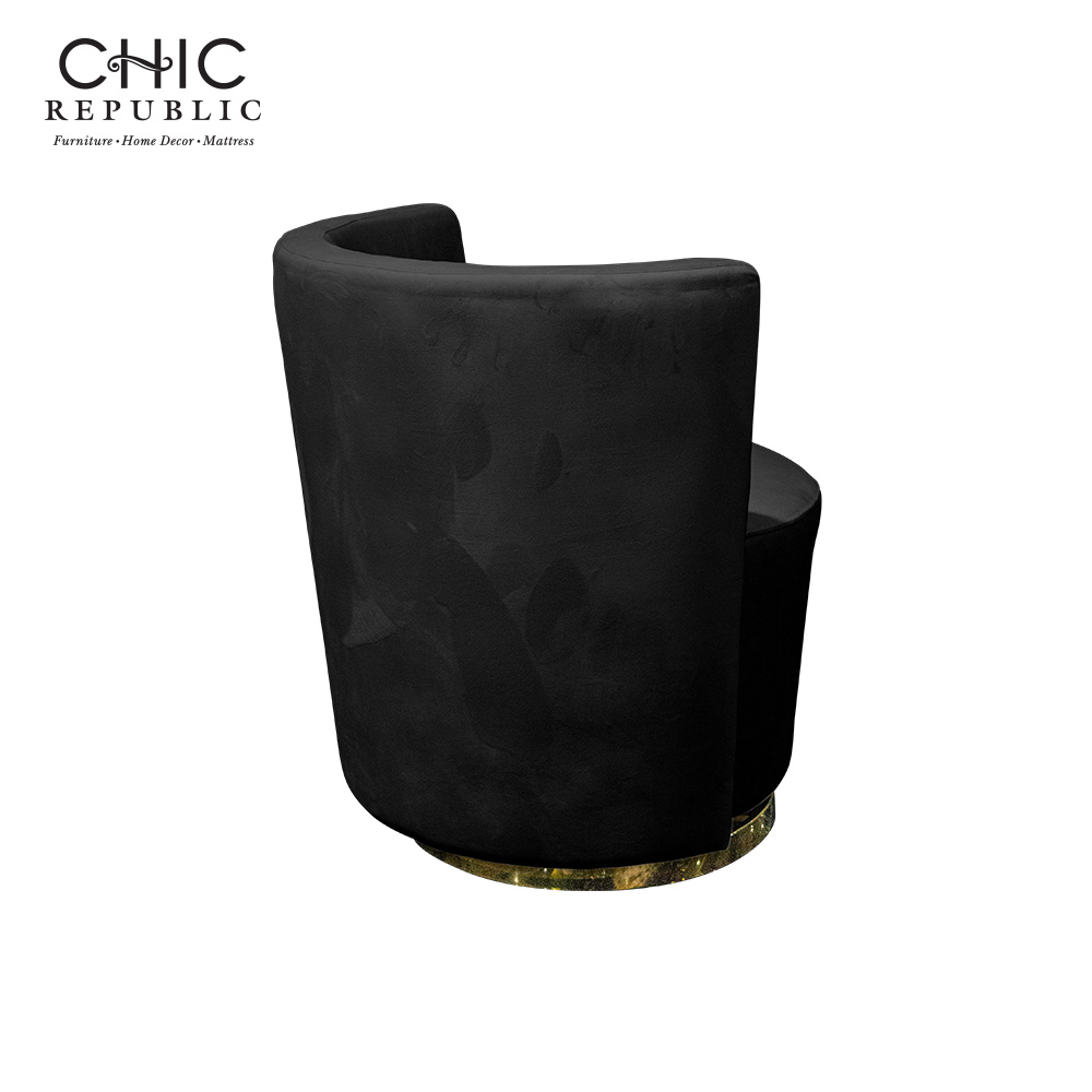 CHIC REPUBLIC MELLOW/1,โซฟา 1 ที่นั่งแบบหมุน - สี ครีม , เทาเข้ม - Rina ...