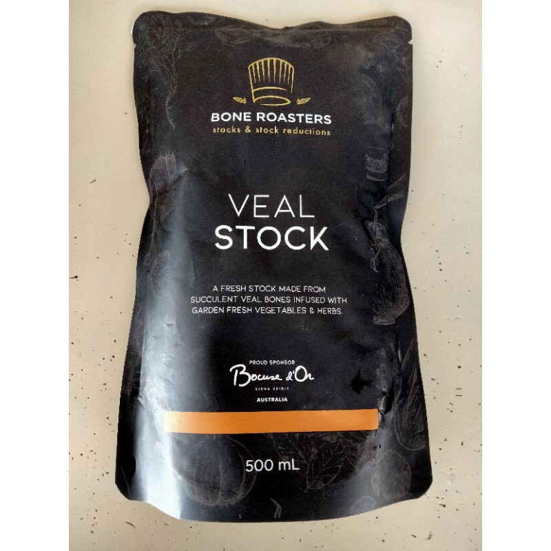 Bone Roasters Veal Stockfonds De Veau 15 Brix 500 Gm น้ำซุป ลูกวัว เข้ม ...