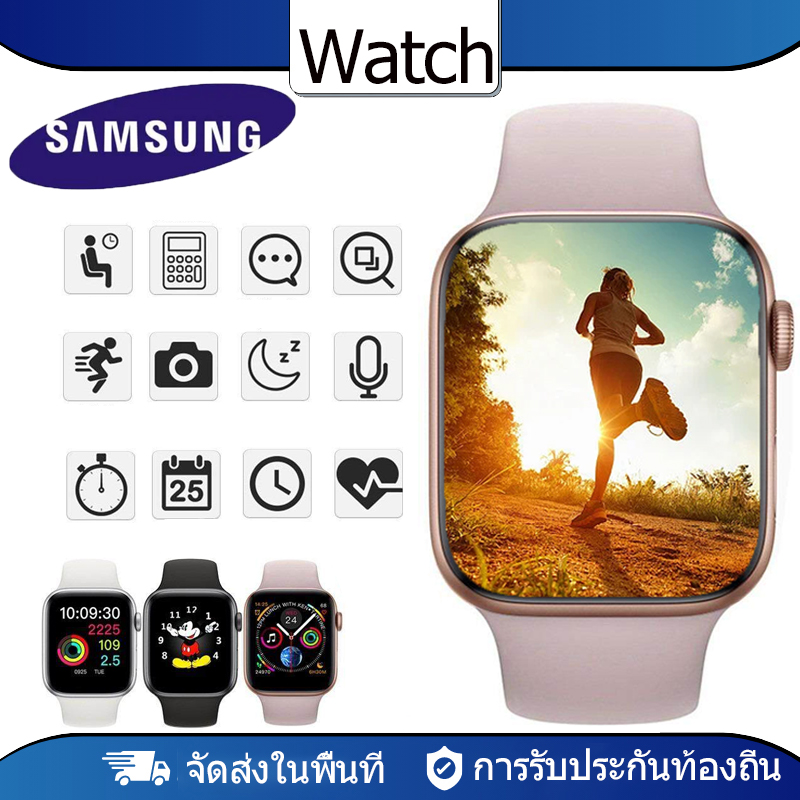 N98หลากสีสายรัดข้อมืออัจฉริยะหน้าจอใหญ่นาฬิกาข้อมือกีฬาเครื่องนับก้าว ...