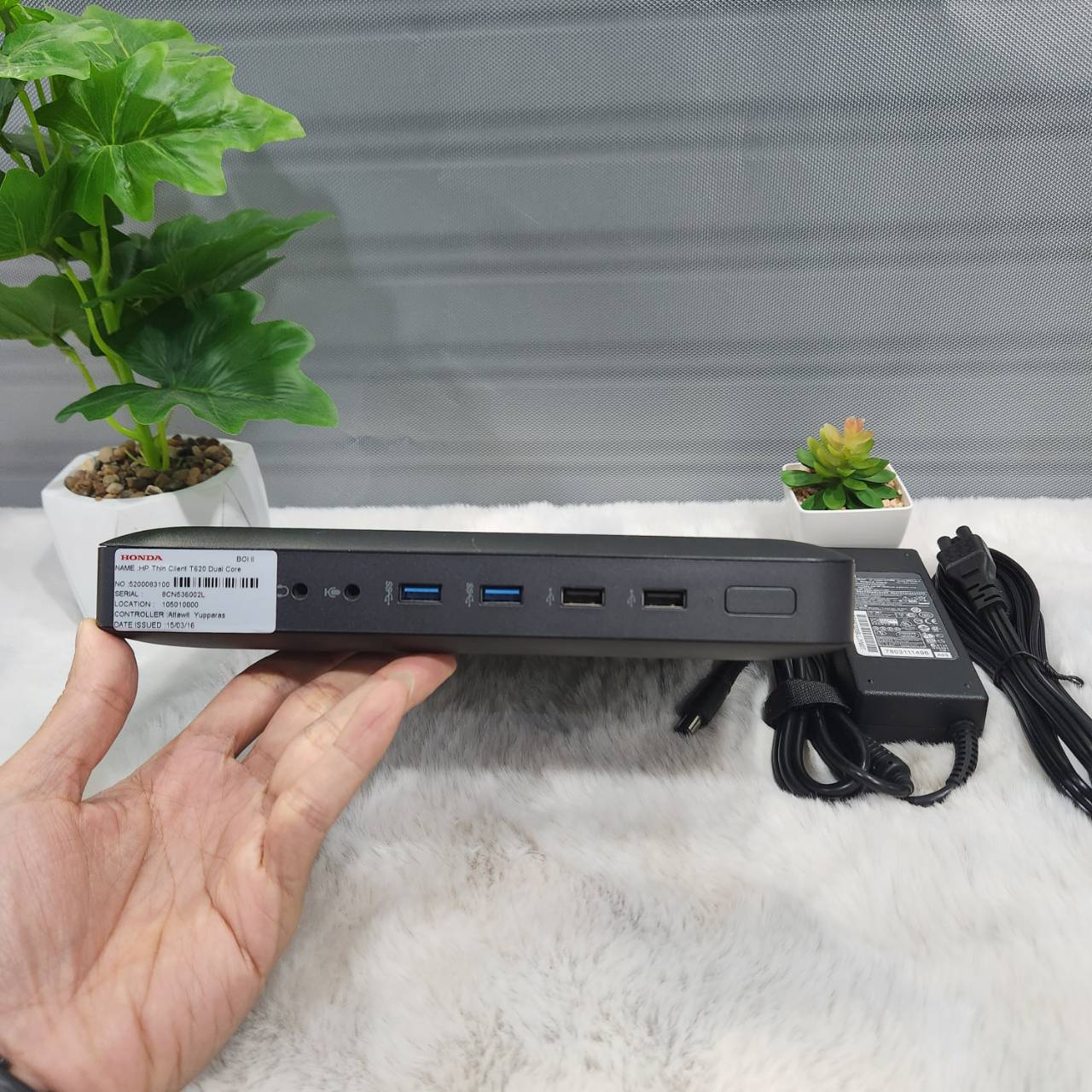 MINI PC เครื่องเล็ก HP Thin Client t620 CPU AMD GX-217GA 1.65GHz RAM ...