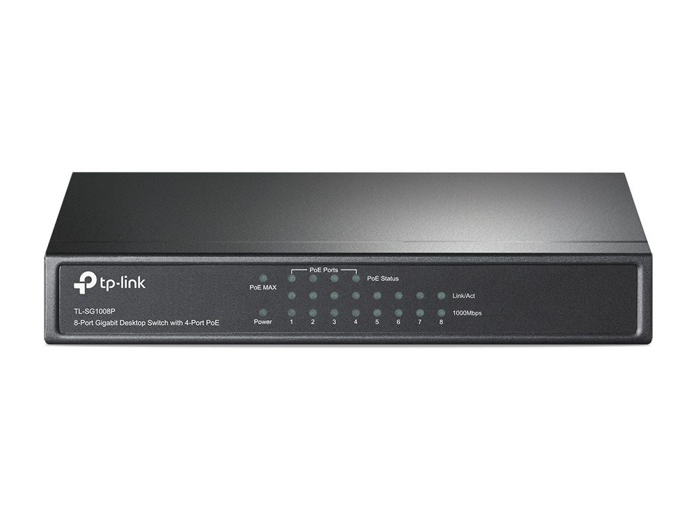 TP-Link SG1008P 8-Port Gigabit Desktop Switch with 4-Port PoE ของแท้ ประกันศูนย์ Lifetime ...