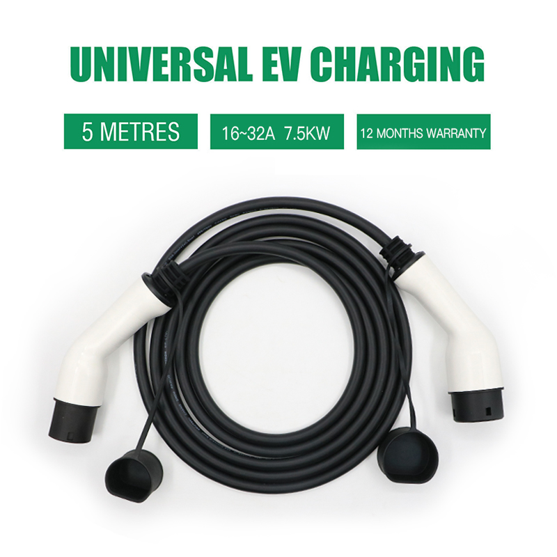 32A Three Phase 22kw EV Cable Type 2 to Type 2 EV Charger Cable for ...