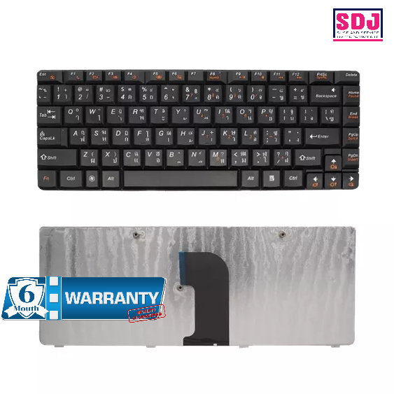 KEYBOARD คีย์บอร์ด LENOVO Ideapad G460 G460A G460AL G465 ไทย อังกฤษ ...