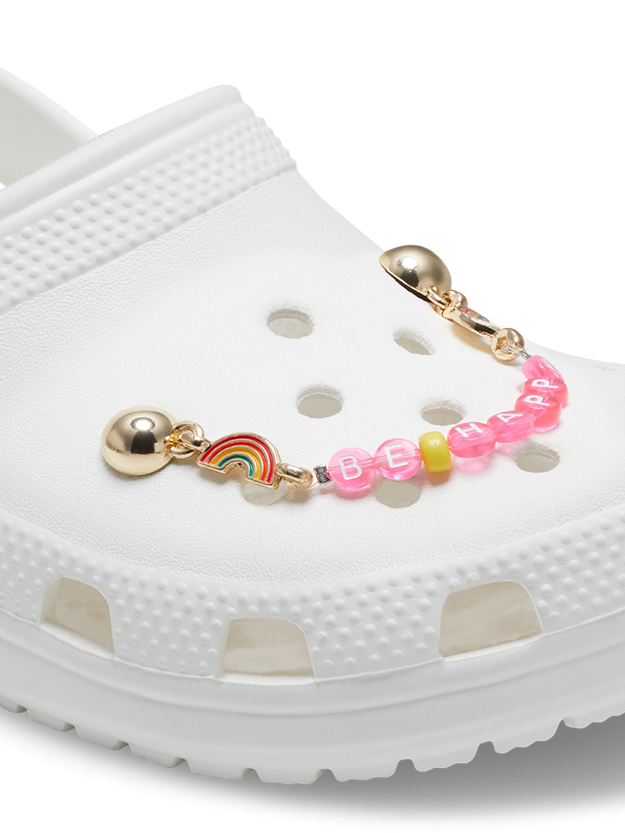 CROCS Jibbitz Be Happy Chain ตัวติดรองเท้า | Lazada.co.th