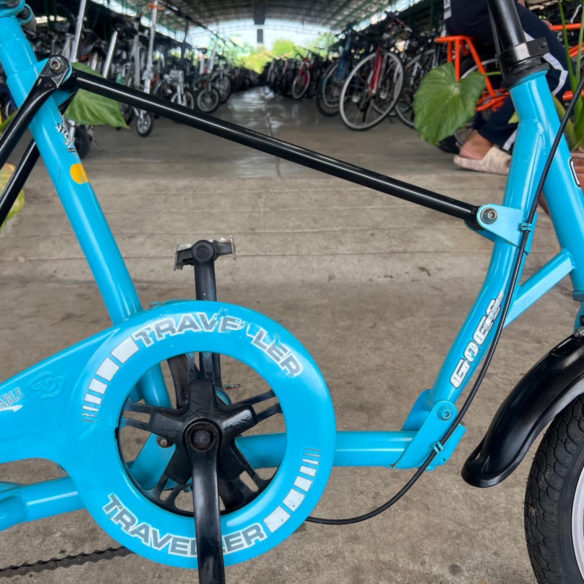 GoGo Bike จักรยานพับได้ สีฟ้าล้อเล็ก - Jbike - ThaiPick