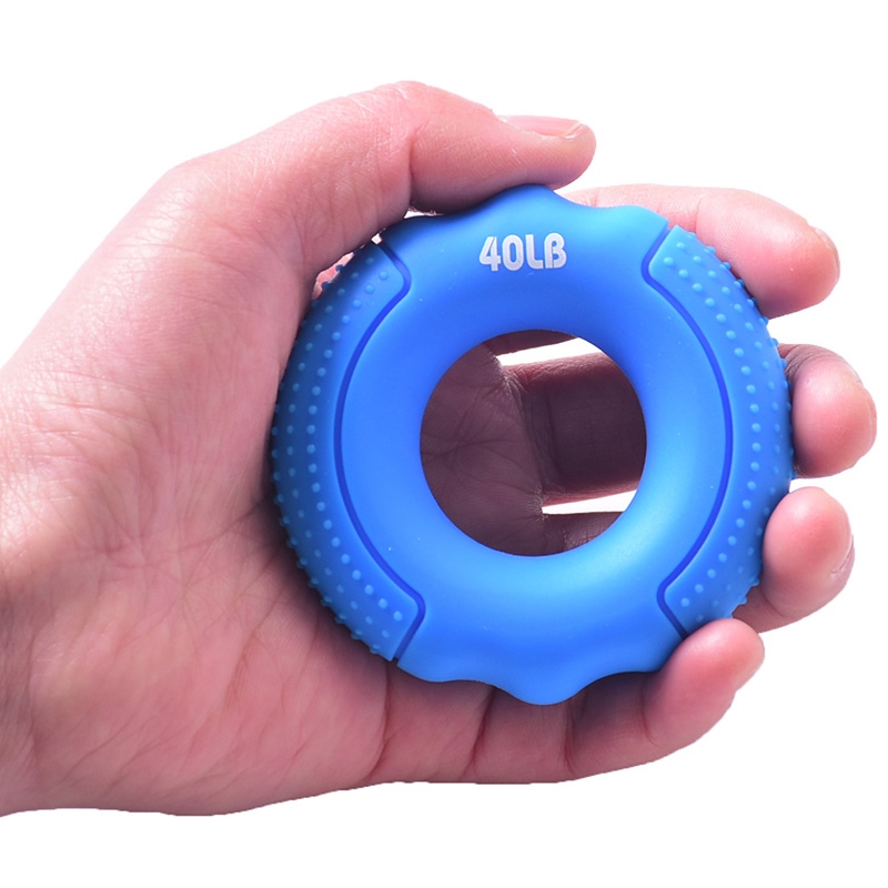 Unisex Arm Muscle Training Grip Ball Device Silicone Grip Ring Hand ...