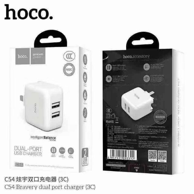 หัวชาร์จ HOCO C54#ของแท้# - BudAbbott - ThaiPick