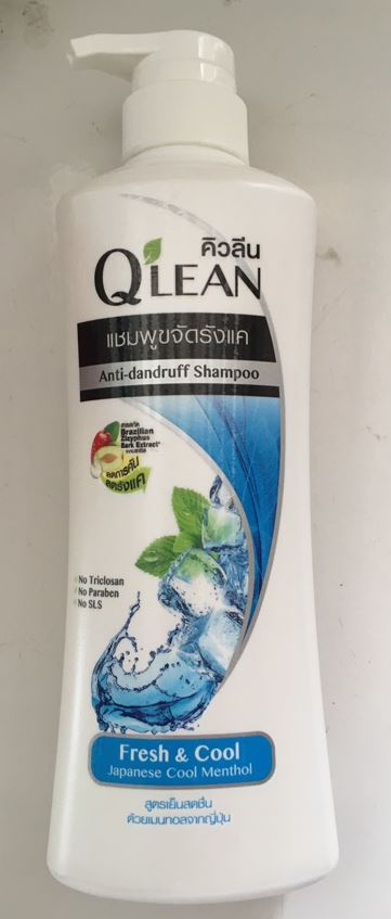 คิวลีน แชมพูขจัดรังแค Q'lean QLEAN Anti-dandruff shampoo 340 ml. 1pc. - กานพลู - ThaiPick