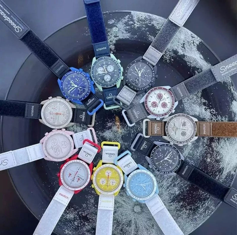 เรือจากประเทศไทย 2022 OMG Space Watch Quartz Chronograph นาฬิกา Unisex ...