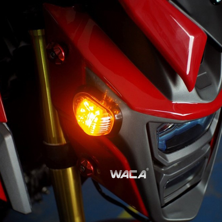 WACA ไฟเลี้ยว ทรงหลังเต่า ไฟเลี้ยว LED ไฟเลี้ยวแต่ง มอเตอร์ไซค์ กันน้ำ 100 %( 2 ชิ้น ซ้าย+ขวา ...