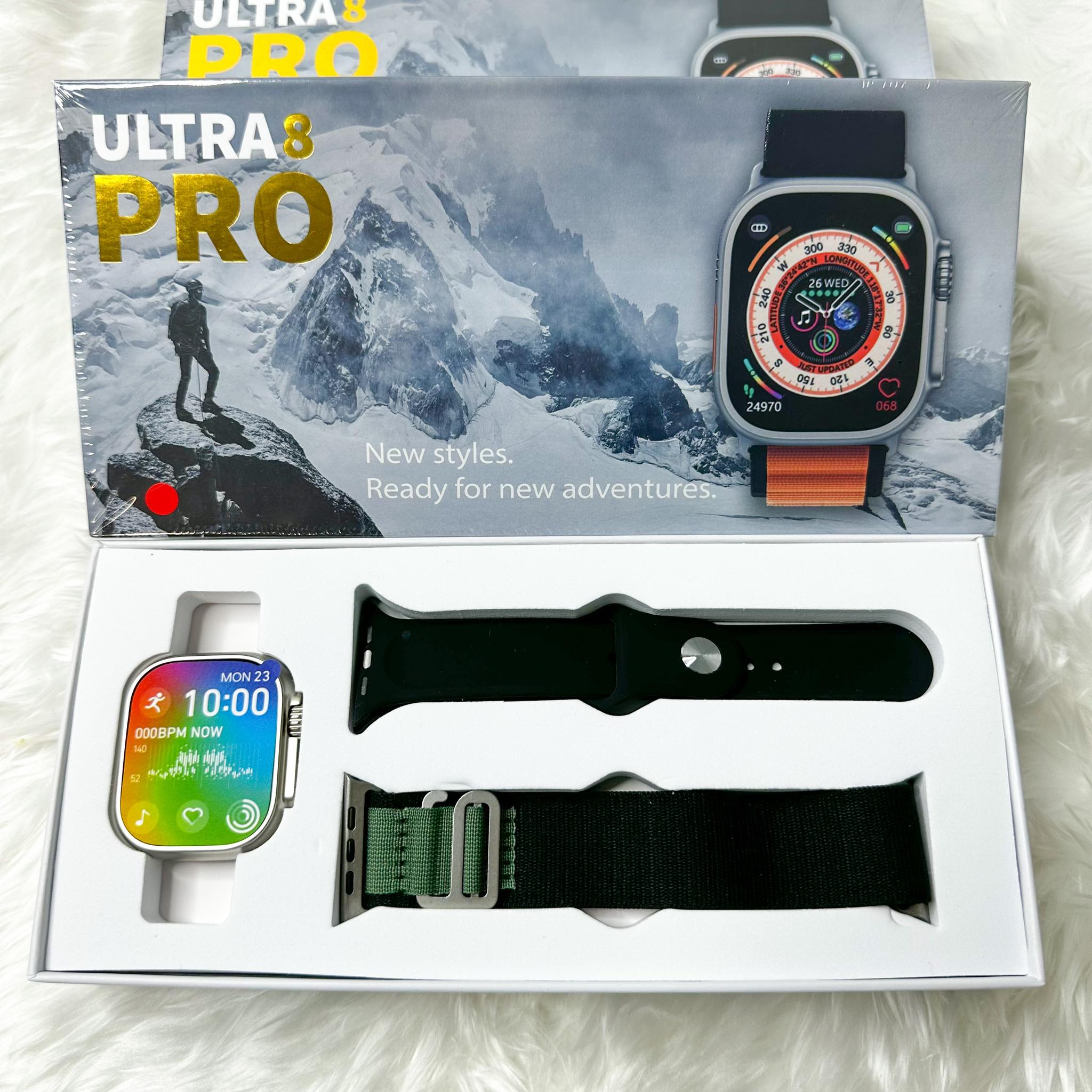 Ultra 8 Pro แถม เคส ฟิล์ม รุ่นใหม่ 2023 ล่าสุด นาฬิกาบลูธูร Smart watch ...