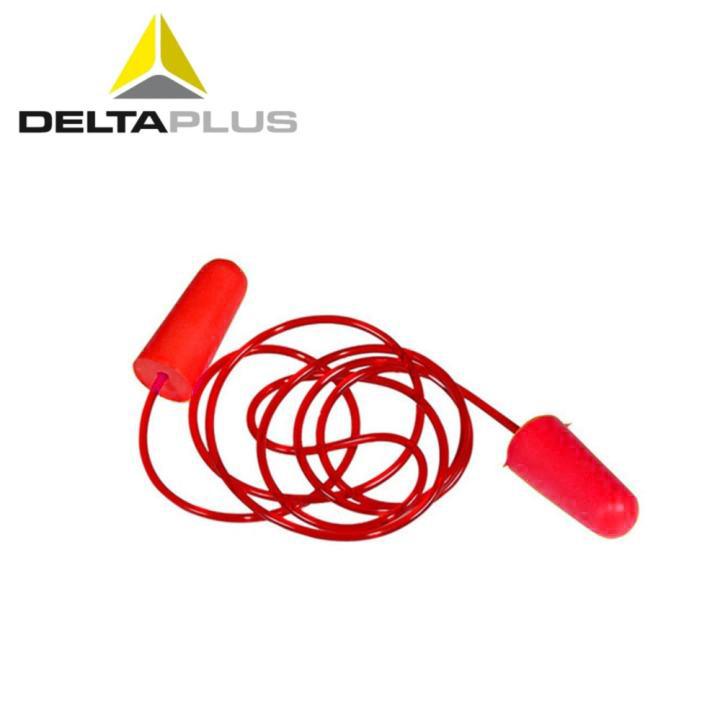 EAR PLUG delta plus สายอุดหู ปลั๊กอุดหูมีสาย สีแดง (x5ชิ้น)ล็อตใหม่ ...