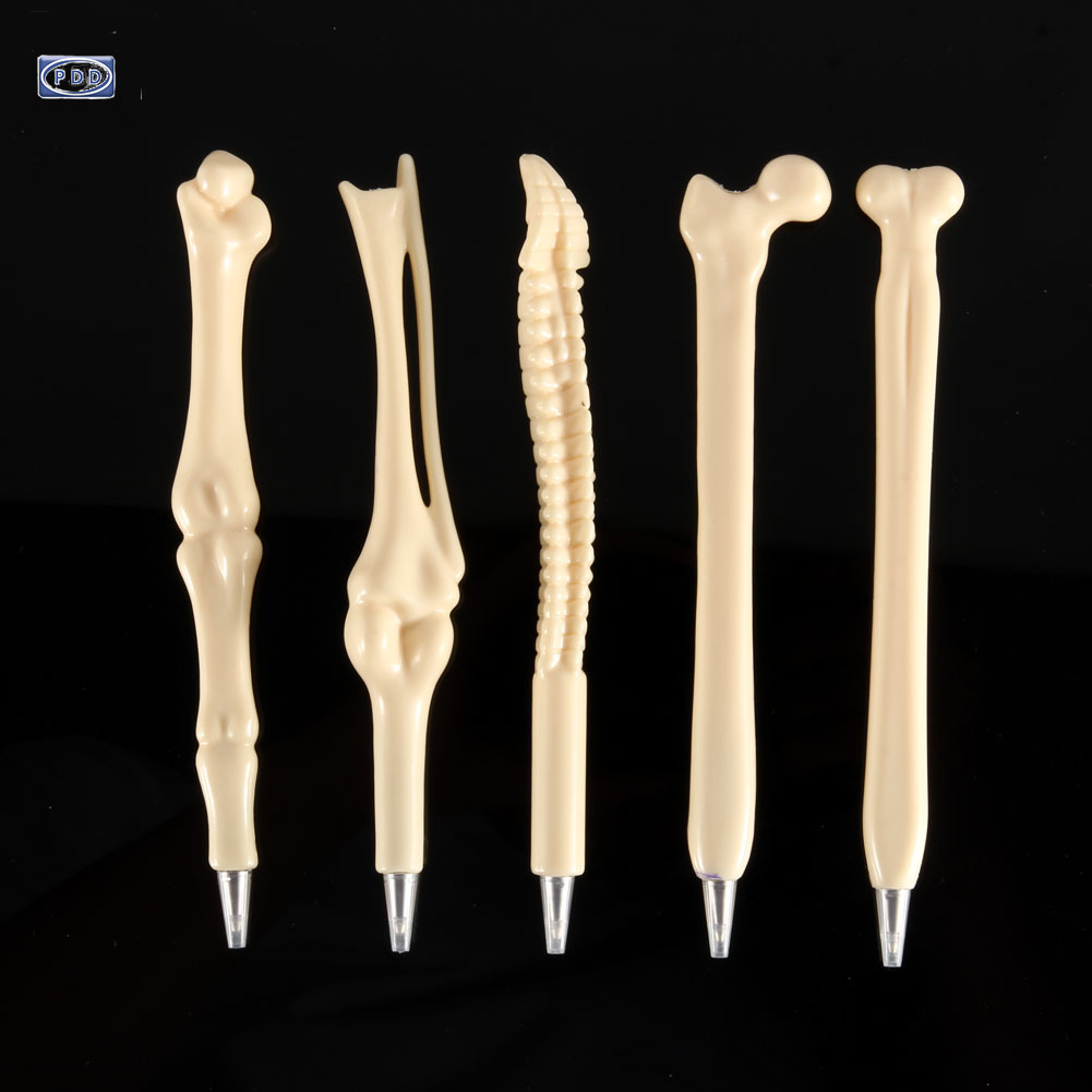 PDD 5Pcs Creative Writing Supplies Bone Shape Ballpoint Pens New Gift ...