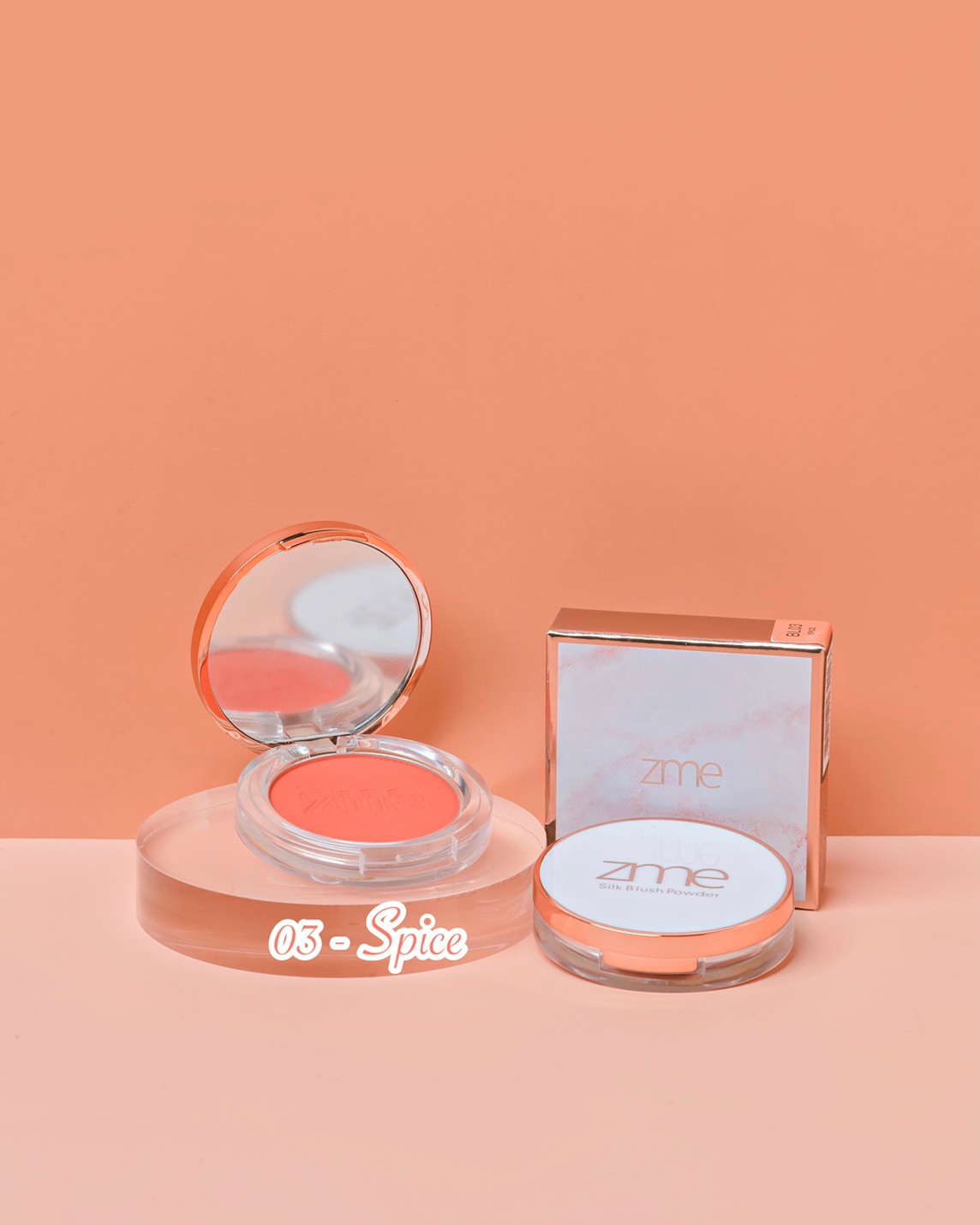 ZME บลัชออน สไตล์เกาหลี สีน่ารัก เกลี่ยง่าย สีสวยเนื้อแมทและชิมเมอร ...