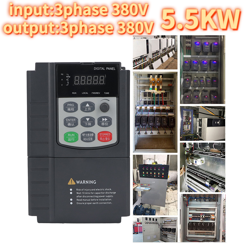Variable Frequency Drive VFD Inverter Controller 3 Phase 380v Input ...