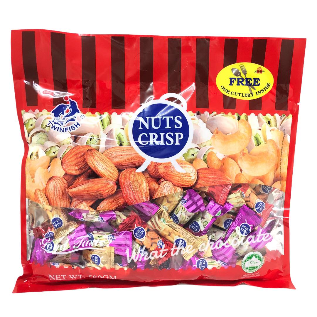 NUTS CRISP ขนมตุ้บตั้บ ถั่วอัดแท่ง 500g. | Lazada.co.th