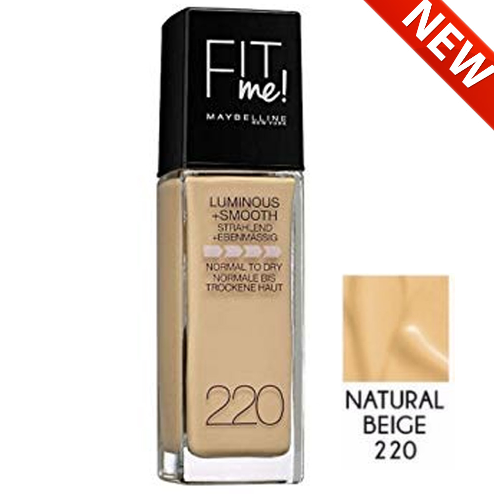 รองพื้น Maybelline Fit Me Matte & Poreless Foundation 30ml. (No.220 ...