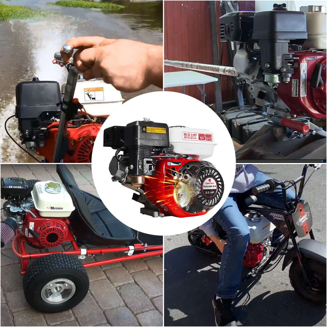 Tomitsu เครื่องยนต์ 8.5แรงม้า ปั๊มใหม่ แรงดันสูง 4 จังหวะสตาร์ทง่าย ญี่ปุ่น100 รุ่นประหยัดน้ำมัน ...