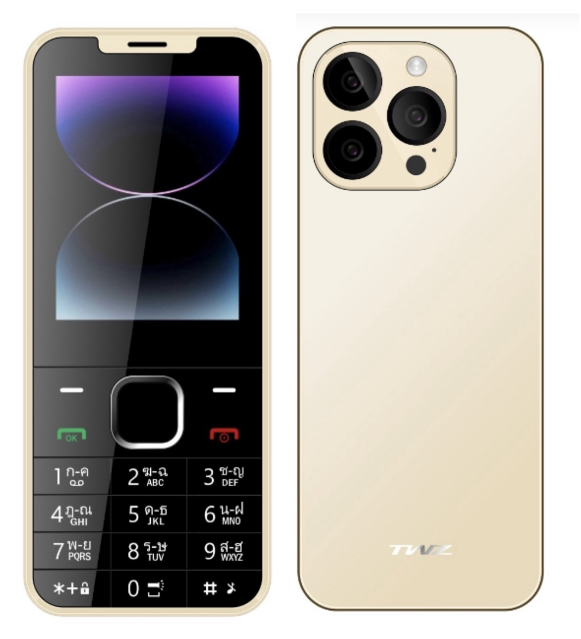 TWZ G2 โทรศัพท์มือถือ ปุ่มกด 4G จอใหญ่ 2.8 นิ้ว เปิดใช้งานได้ยาวนาน 8-10วัน รองรับ Type-C ...