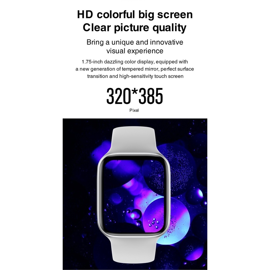 ฟิตเนสแทรคเกอร์ สมาร์ทวอทช์ K10 Pro สัมผัสได้เต็มจอ Smart Watch รับประกัน 1ปี รองรับภาษาไทย ...