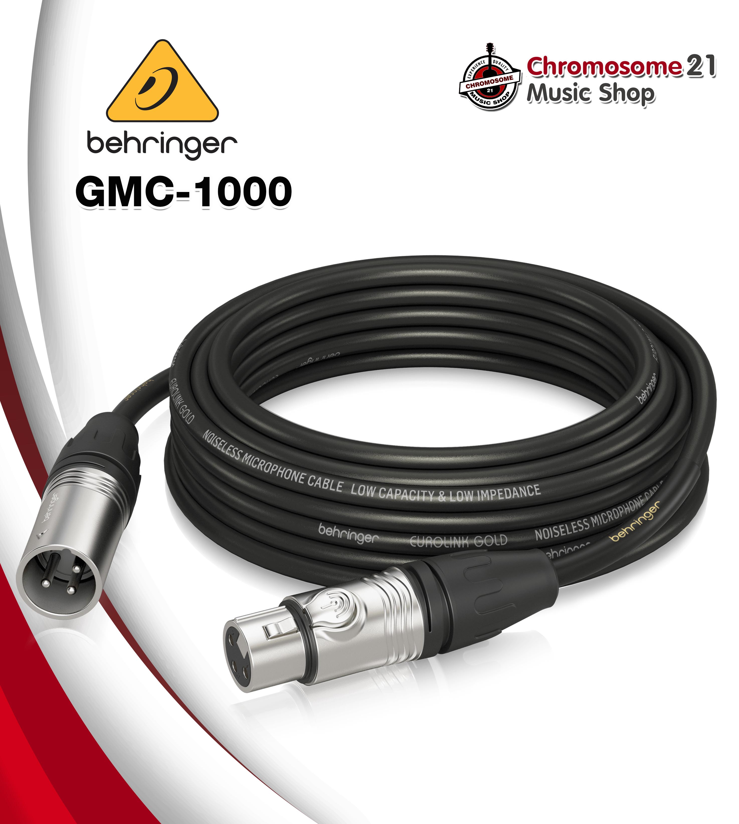 สาย XLR Behringer : GMC-1000 ยาว10m (33ft) | Lazada.co.th