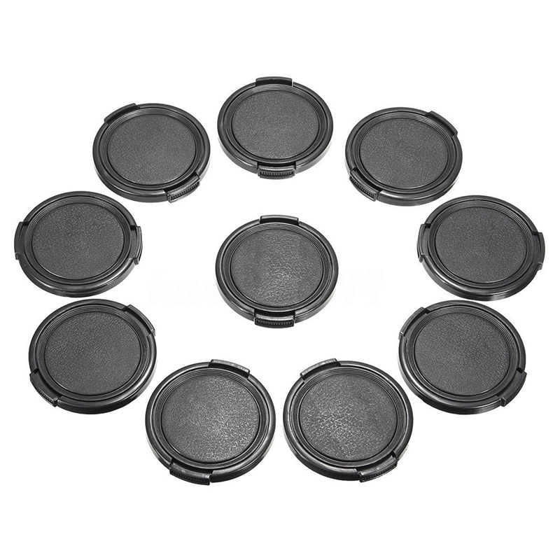 Univeral 10pcs 49mm Center Pinch Front Lens Cap For Canon Nikon DSLR Camera - WilburTo - ThaiPick