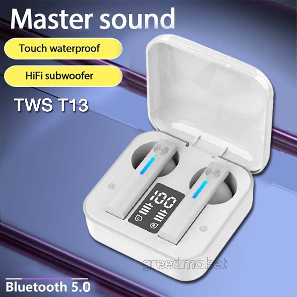 หูฟังรุ่นใหม่ล่าสุด TWS Bluetooth V5.0 Earbuds หูฟังคู่แบบสัมผัสพร้อม ...