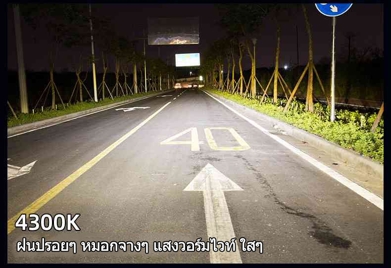 FSL Tricolor LED Headlight H1 H4 H7 H11 HB3 HB4 HIR2 3000K 4300K 6000K ...