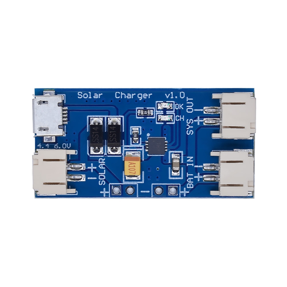 WAVGAT Mini Solar Lipo Charger Board CN3065 Lithium Battery Charge Chip ...